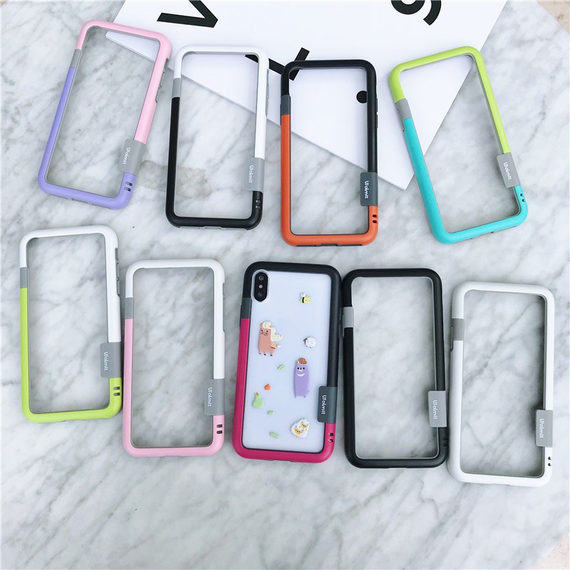 Bumper soft tpu frame ultra-thin soft silicon bumper shell for iphone ...