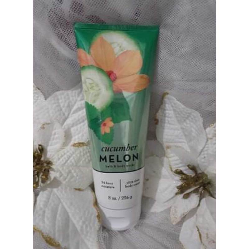 Bbw Cucumber Melon Ultra Shea Body Cream 226g Shopee Philippines