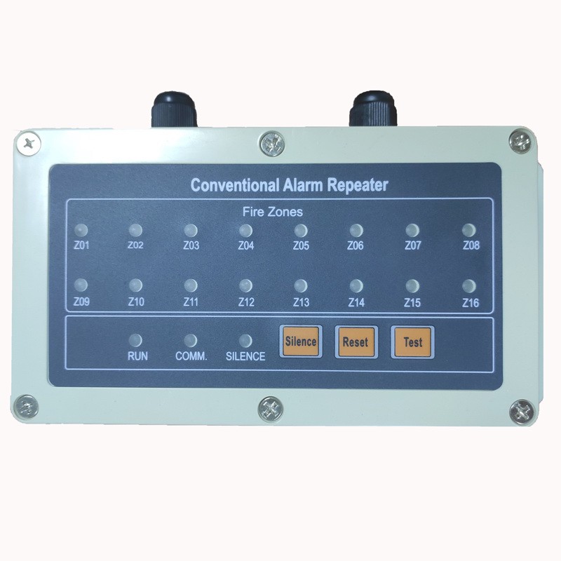 Repeater Conventional Remote Fire Alarm Annunciator Panel 16zones ...