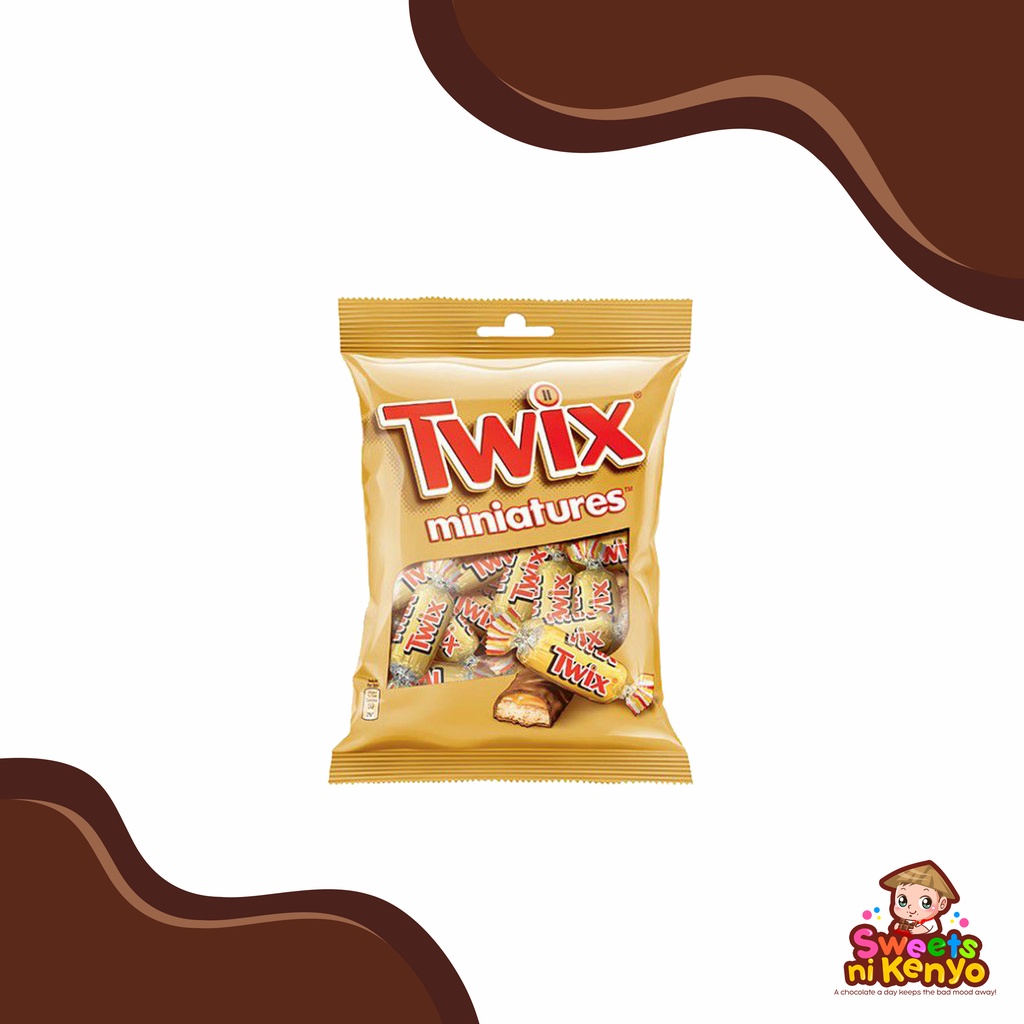 Twix Miniatures Chocolate Bars 150g - 15 Pieces Per Pack | Shopee ...