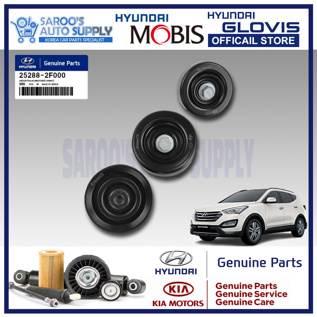 [Genuine] Idler Pulley Set For Hyundai Santa Fe , 2013-2018 , Diesel ...