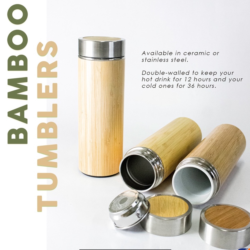 Tumbler-Bamboo Engraved Customized Gift | Corporate | Birthday Giveaway ...