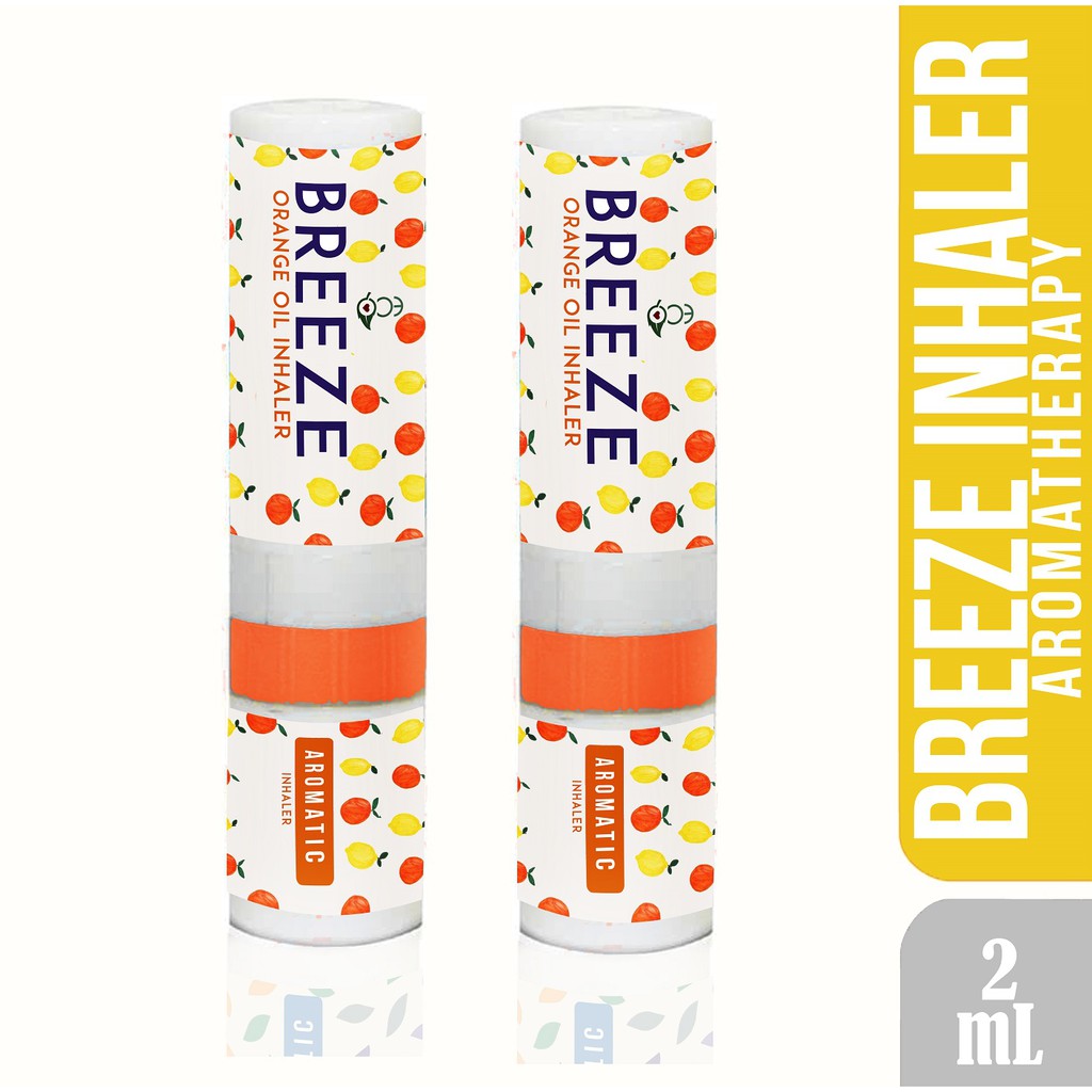 BBPH Eco Breeze Aromatherapy Nasal Inhaler 2-in-1 Orange Oil | Shopee ...