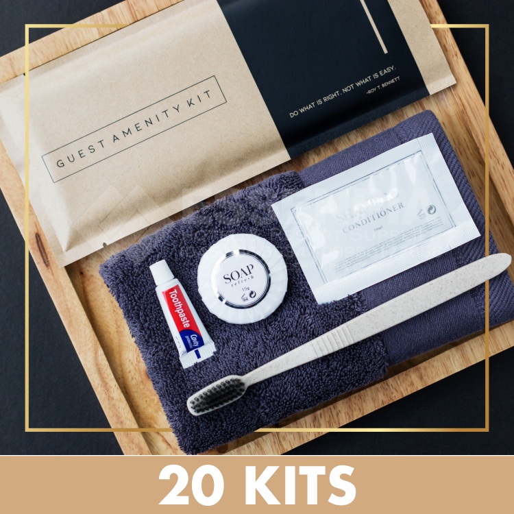 20 Packs ECO BIO Guest Amenity Kit AIRBNB Guest House Motel Hotel ...