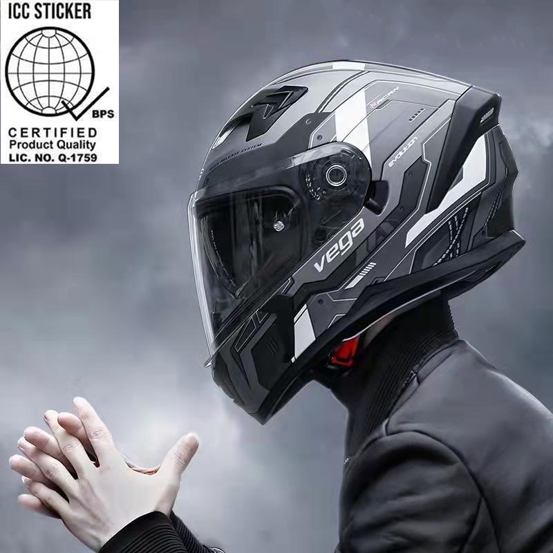 Motorcycle helmet, full face helmet, couple helmet, cool helmet, beauty ...