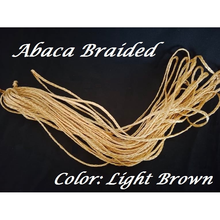 Abaca Braided Rope Twine for abaca slippers and other Handicrafts ...