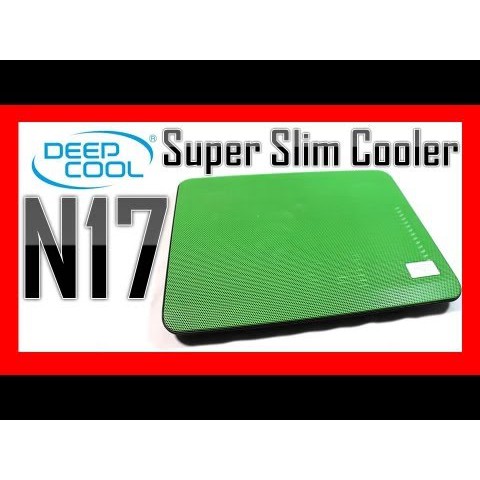 DeepCool N17 14 Pure Metal Mesh Super Slim Laptop Cooling Pad (Green ...