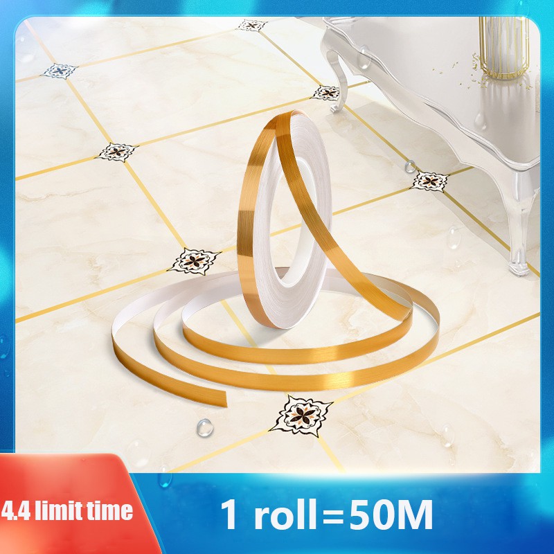 50M Ceramic Tile Gap Tape Self-adhesive Mildewproof Sealing Tape ...