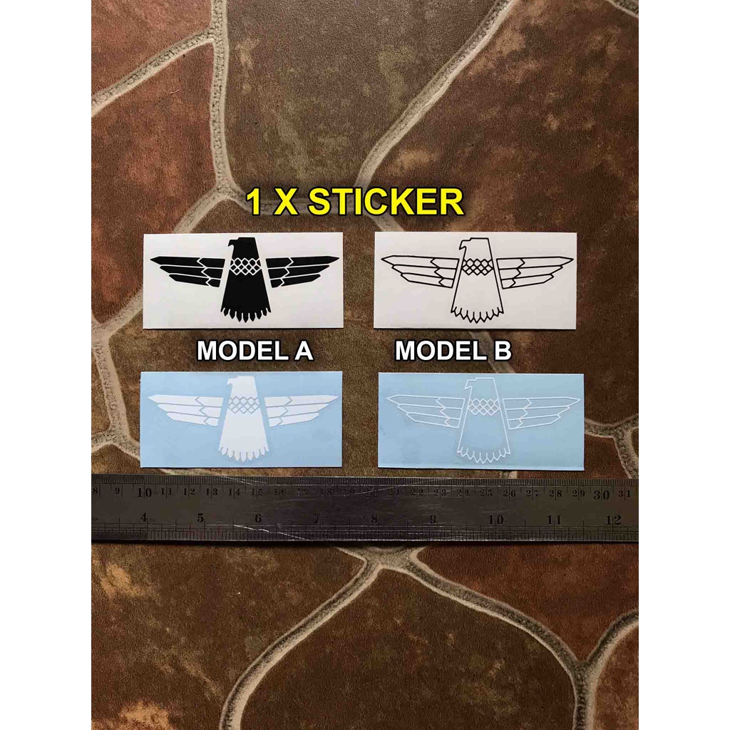 Thunderbird Logo Sticker For Pickguard Body Bass Guitar Gibson Thunder ...