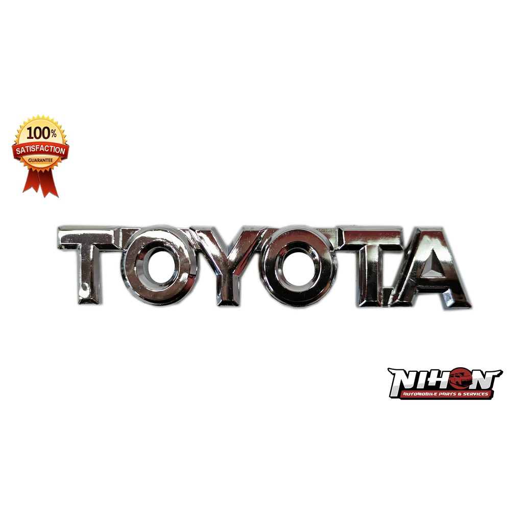Toyota Letter Emblem (ABS Plastic) | Shopee Philippines