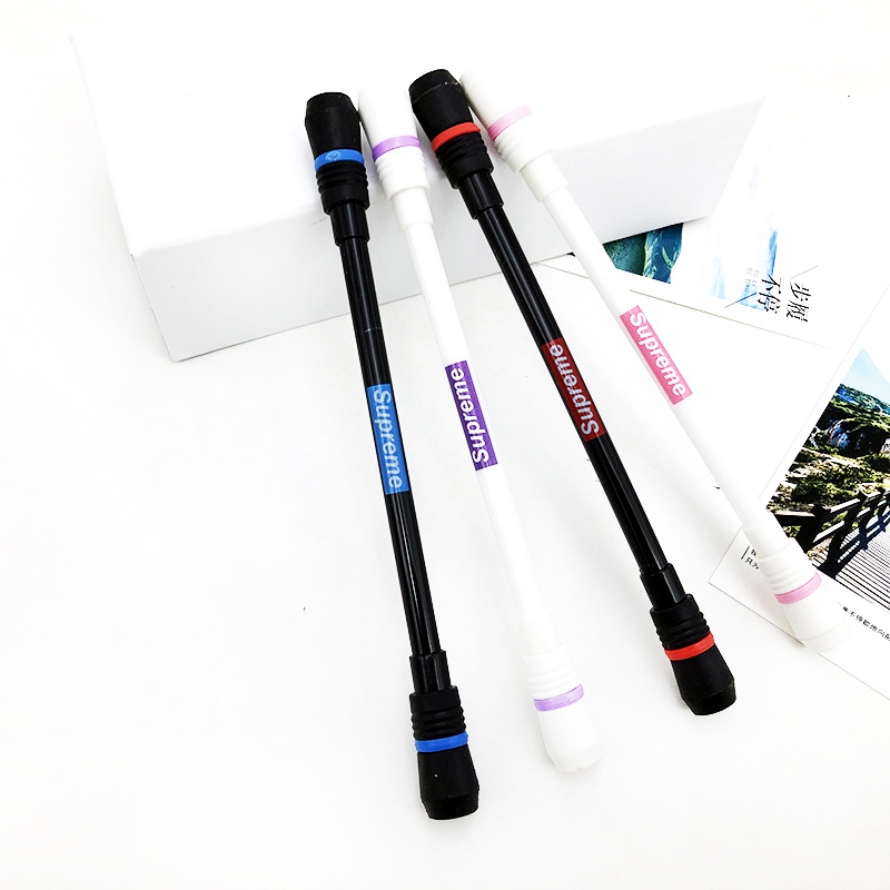 Release Pressure Non Slip Gel Pens Toy balance pen school office ...
