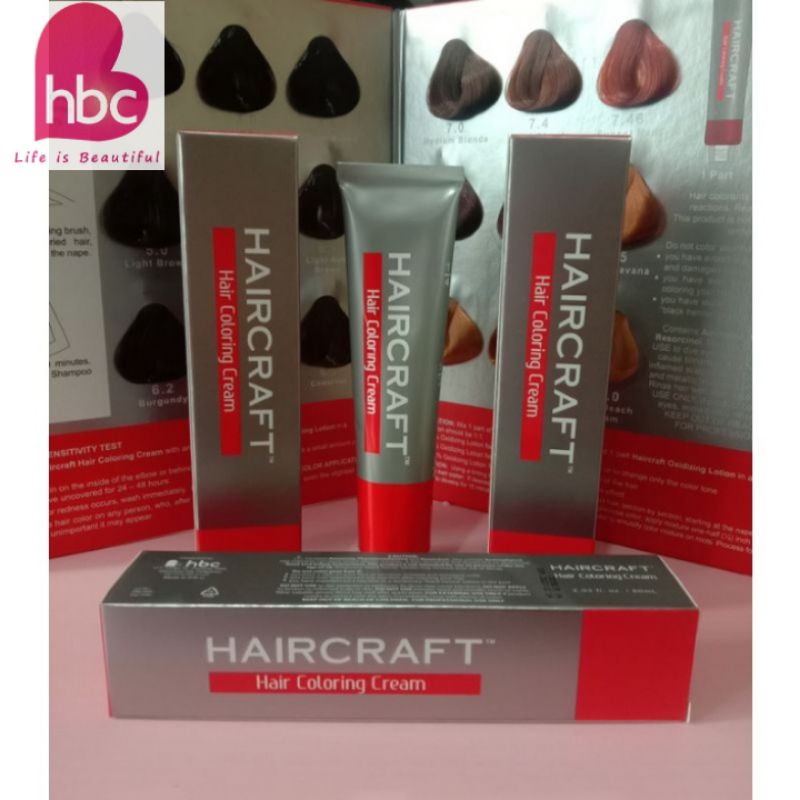 Hbc HairCraft /Hortaleza Hair Coloring Cream Reg 60ml | Shopee Philippines