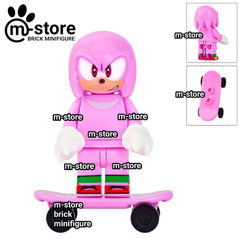 Brick sonic the hedgehog hyper knuckles mini toy figure | Shopee ...