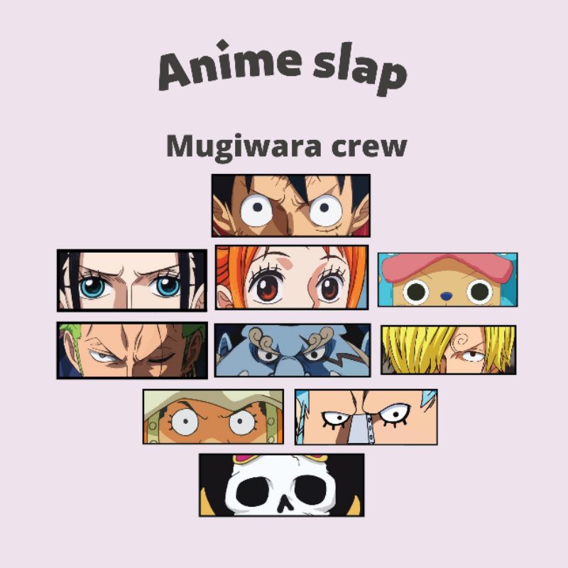 One PIECE COATING STICKER "MUGIWARA CREW" [WATERPROOF] | Shopee Philippines