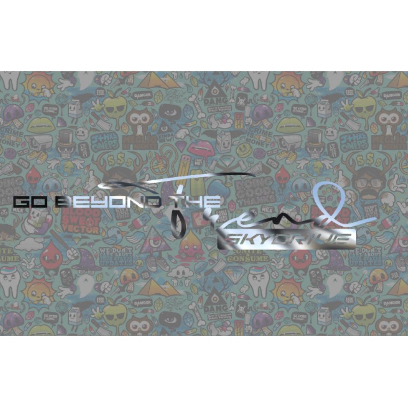 Suzuki Skydrive Sticker - Cut out Sticker, Waterproof Sticker, Design ...