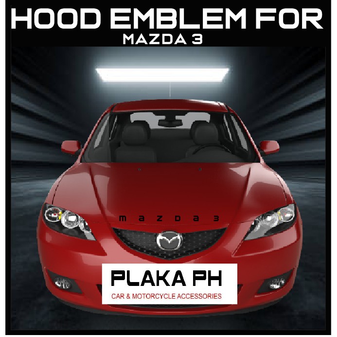 Hood emblem for Mazda 3 (Can Apply On Any Model) | Shopee Philippines