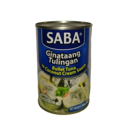 Saba Ginataang Tulingan Bullet Tuna in Coconut Cream Sauce 425g ...