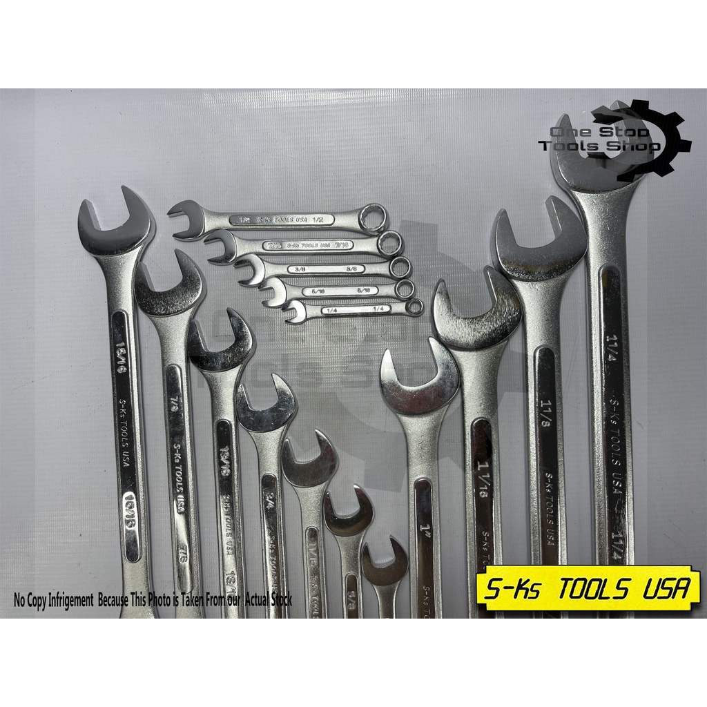 ONE STOP TOOL SHOP S-ks Tools 16 Pcs. Combination Wrench Set | Shopee ...