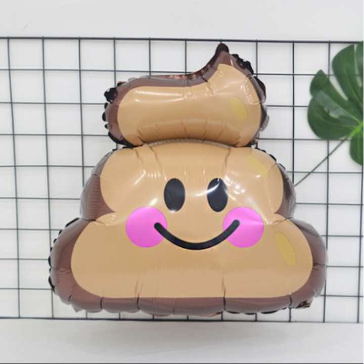 24 inches INS style Spoof emoji poop modeling Birthday party ...