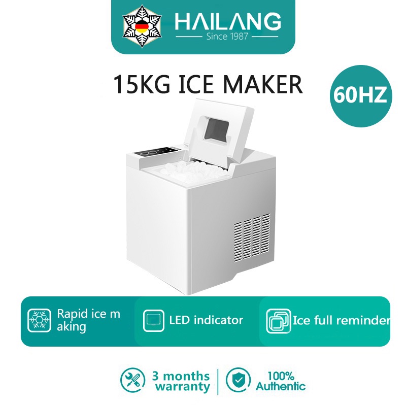HAILANG Automatic Ice Maker Machine Fast Portable Household Intelligent ...