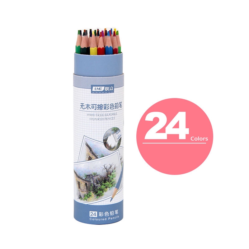 2B Colored Pencils Set/Box No Wood Paintbrush Erasable DIY Drawing ...