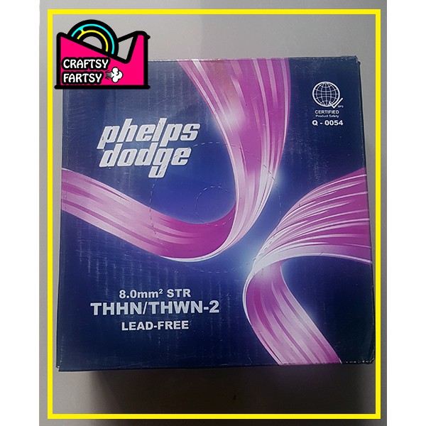 (PER METER) Phelps Dodge THHN Stranded Wire 8.0mm (#8/7) | Shopee ...