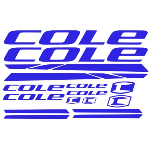 cole bike frame design vinyl cutout stickers | Shopee Philippines