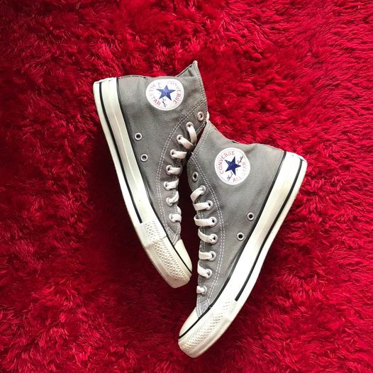 Second hand original Converse Gray shoes | Shopee Philippines