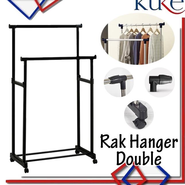 Kuke Surprise Chase Double Hanger Stand / Double Hanger Rack / Clothes ...