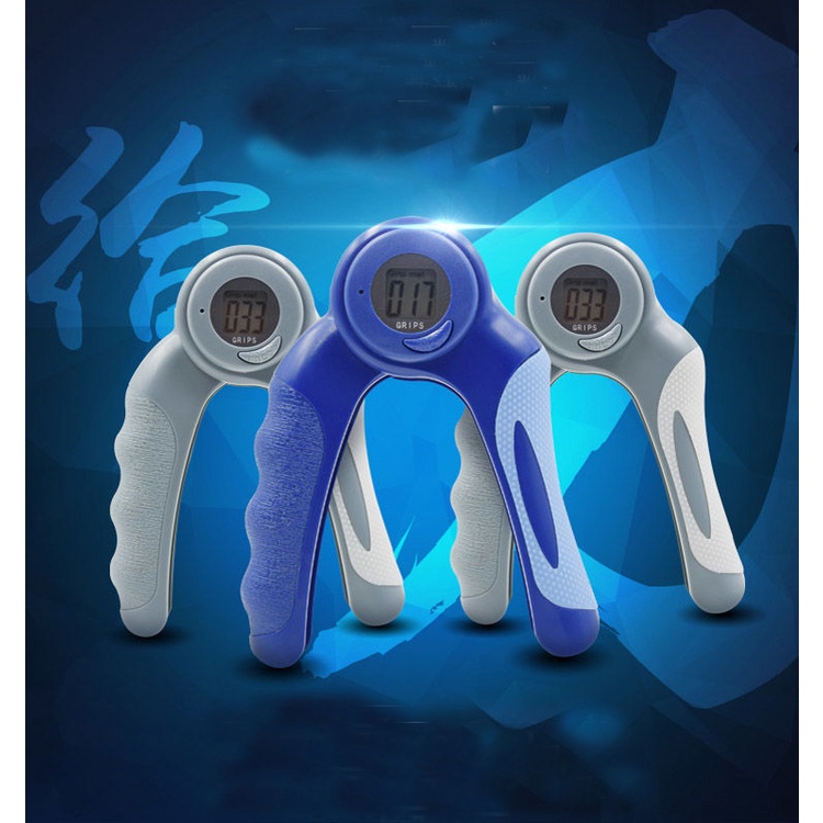 Digital Hand Grip Adjustable Strength Measurement Meter With Timer ...