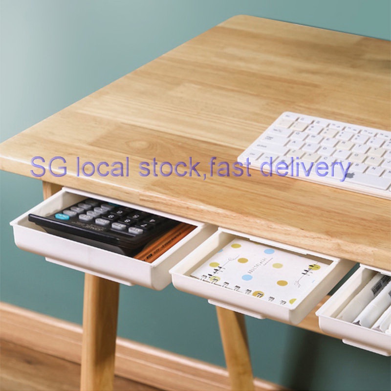 SG local Under table drawer Under desk drawer desk organiser drawer ...