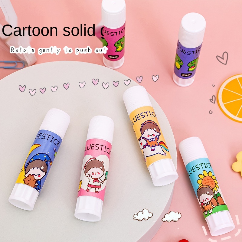 Cute Cartoon Solid Glue Stick Strong Adhesives Glues for Student ...