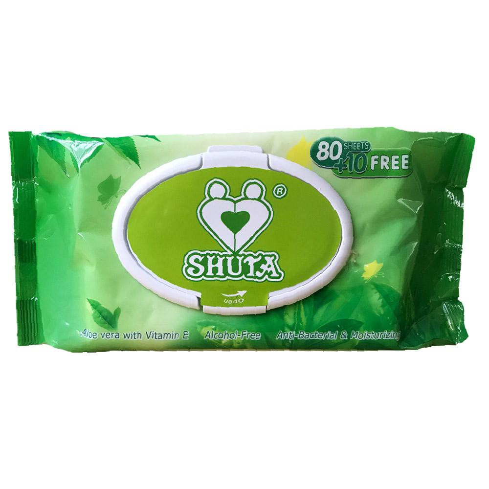 Shuta Wet Wipes 1 Pcs (80 Sheets + 10 Free) BW02 | Shopee Philippines