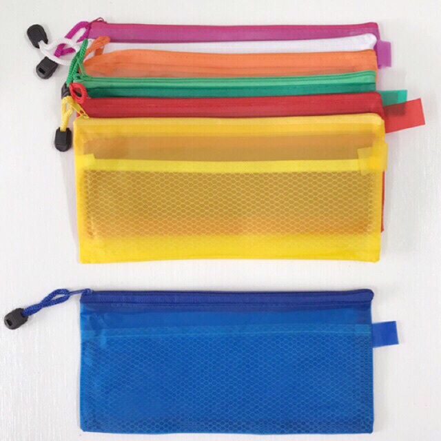 A6 Double layer office school zippier pouch | Shopee Philippines