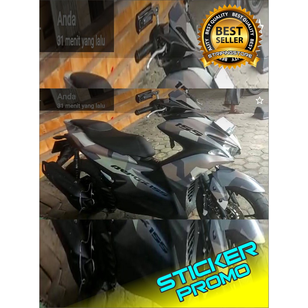 Sticker aerox Abstract full body/Aerox155/decal aerox Graphic | Shopee ...