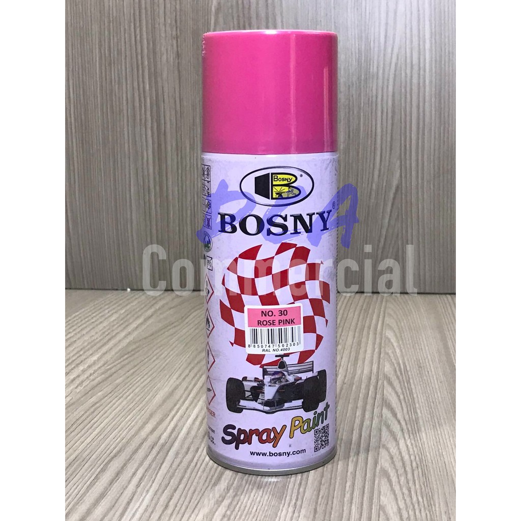 Bosny 100% Acrylic Spray Paint No.30 Rose Pink | Shopee Philippines