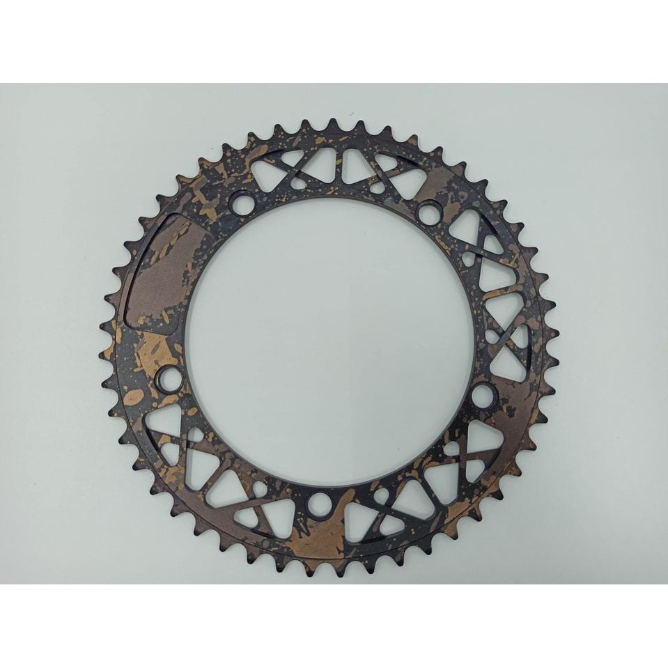 Skeace Lattice Square Tapered Crankset and Chain Ring for Fixed Gear ...
