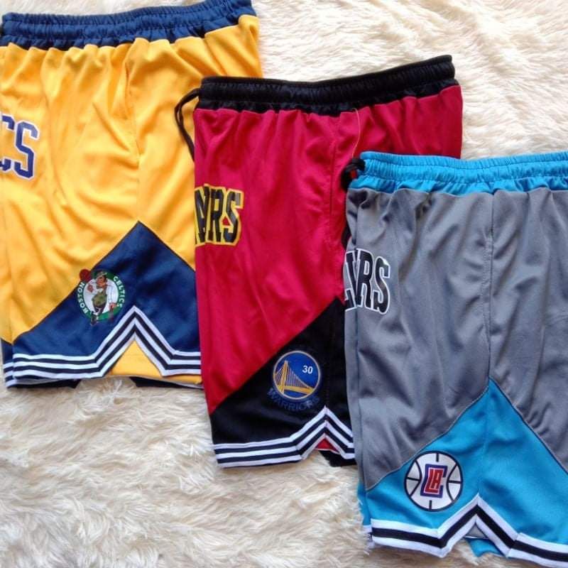 3PCS ADULT N*B*A JER-SEY SHORT ASSORTED | Shopee Philippines