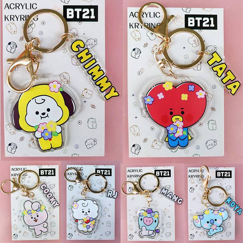2022 New KPOP Korean Anime Cartoon Acrylic Keychain Cartoon Printed ...