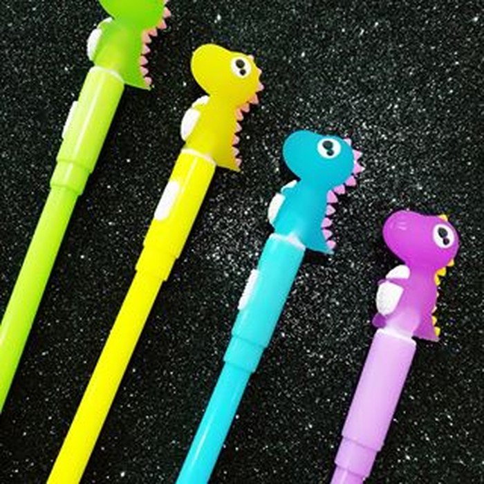 Dinosaur Light Pen / Gel Pen Dino Character Unique Pen Ballpoint Pen ...