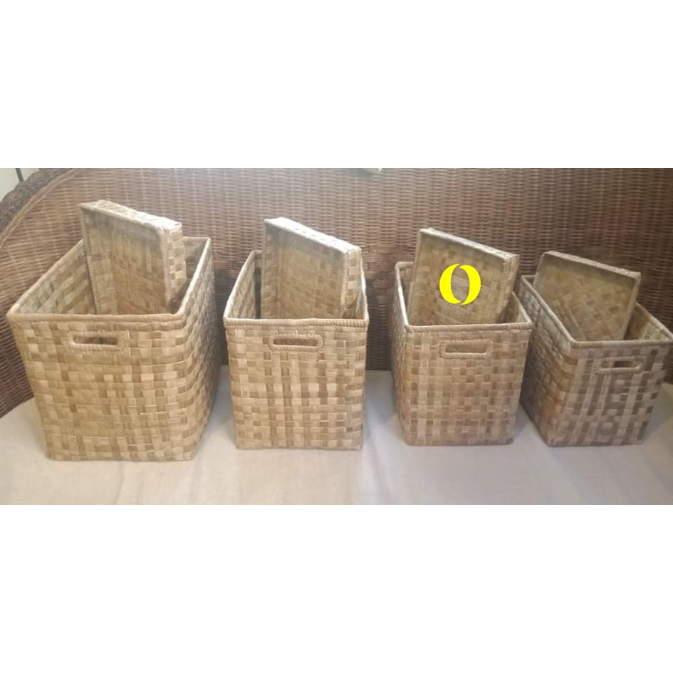 Native Organizer | Rectangular Box | Native Storage Box made of Pandan ...