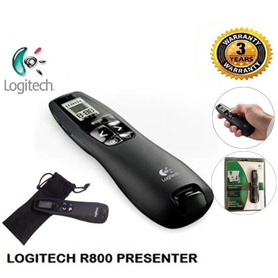 Logitech r800 Presenter Profesional Wireless Presenter r800 | Shopee ...