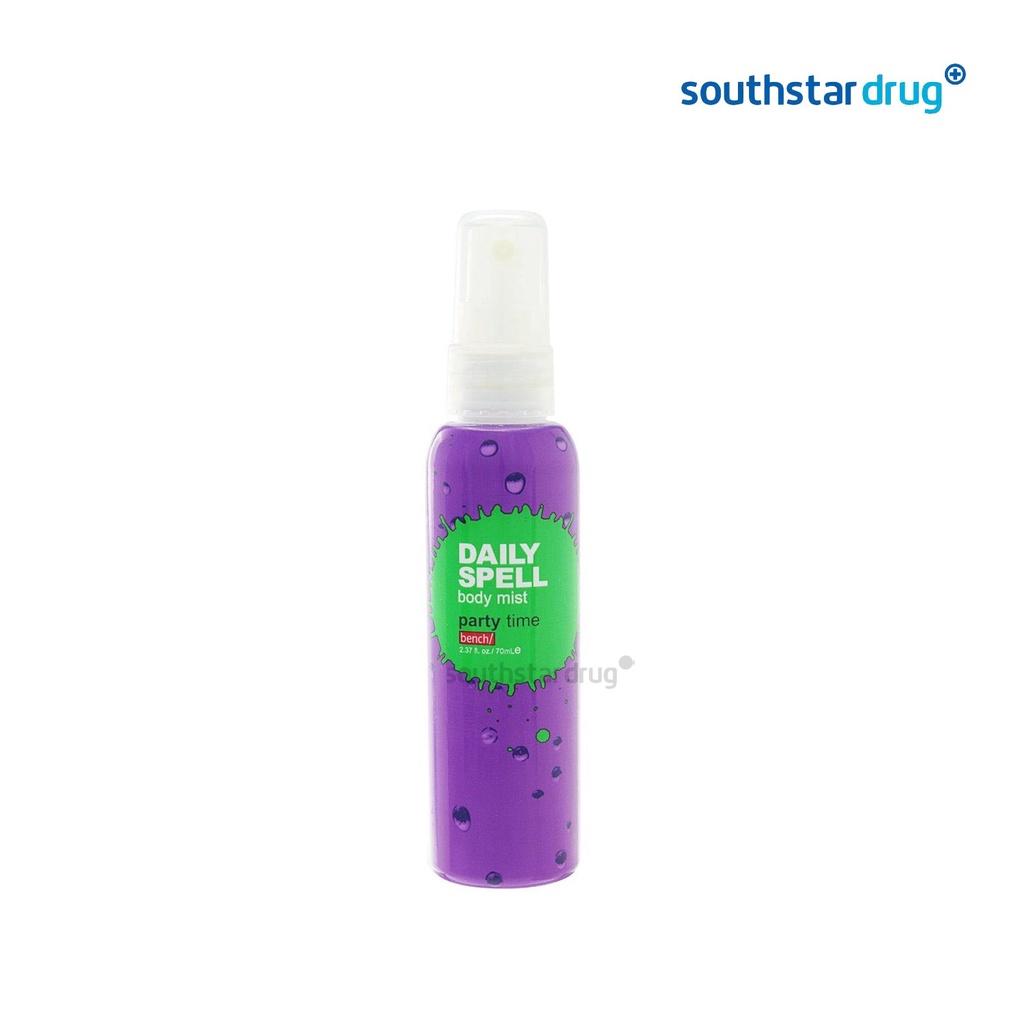Bench Daily Spell Body Mist Party Time 70 ml | Shopee Philippines