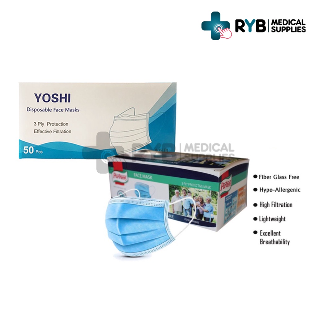 Orex, Partners, Panamed Disposable Facemask 3ply 50pcs/box | Shopee ...