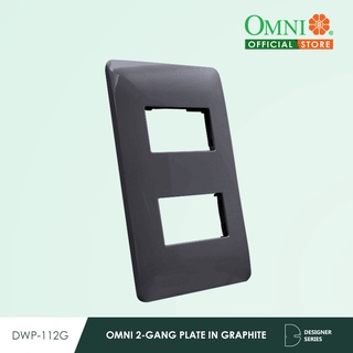 OMNI 2-Gang Plate in Graphite - DWP-112G | Shopee Philippines