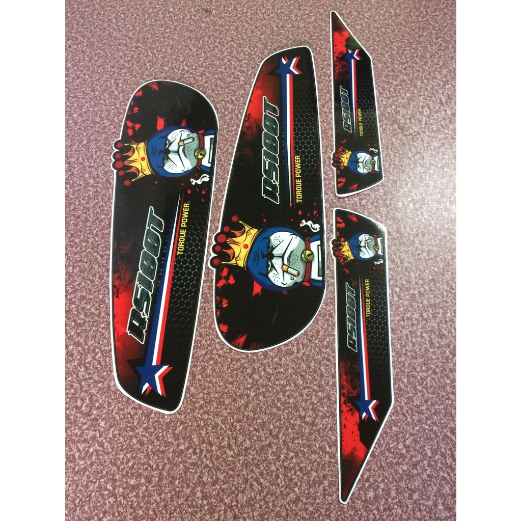 YAMAHA RS100 "King Doraemon" : Customized Motorcycle Decals, Laminated ...