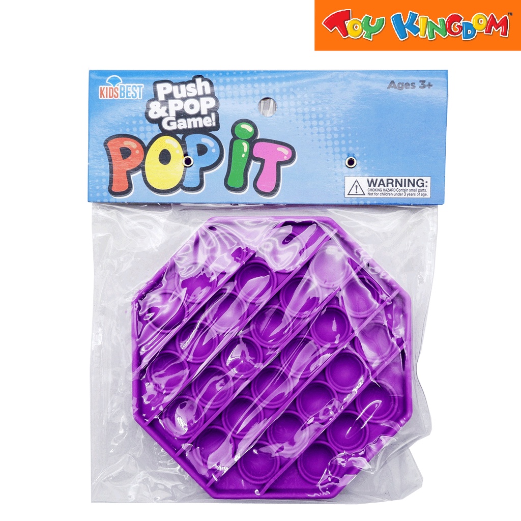 Push and Pop Game Octagon Purple Fidget Toy | Shopee Philippines