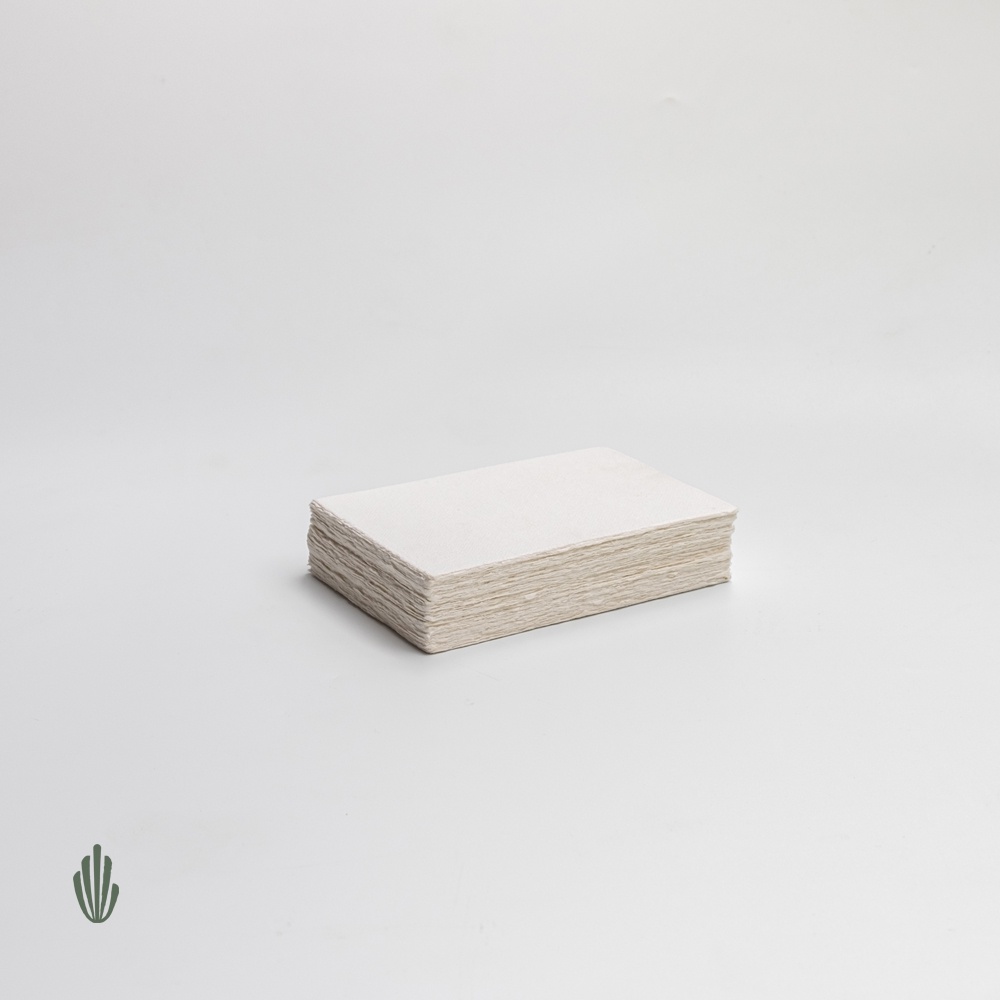 4.25"x 6", Ivory, Indian Handmade Cotton Rag Deckle Edge Paper, 250gsm ...