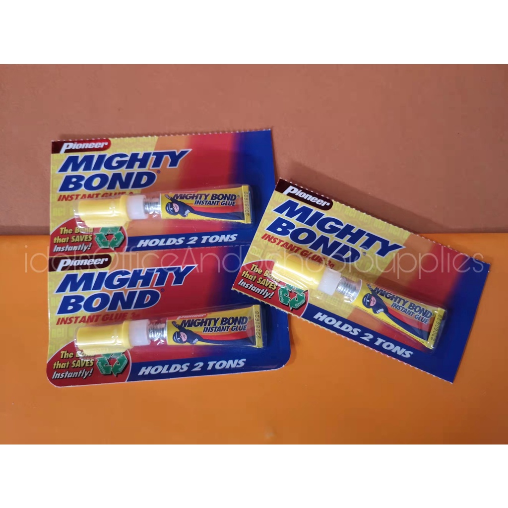 Pioneer Mighty Bond Glue 1g and 32g per piece | Shopee Philippines