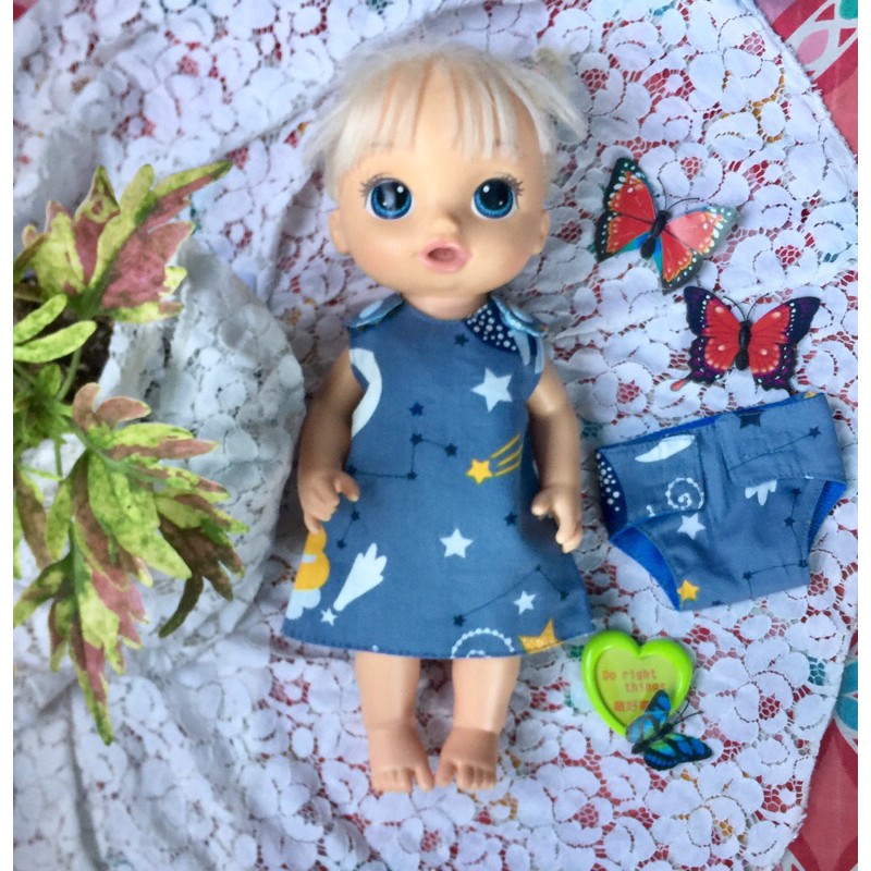 Baby Alive Clothes/ Baby Alive Reversible Dress With Matching Diaper ...